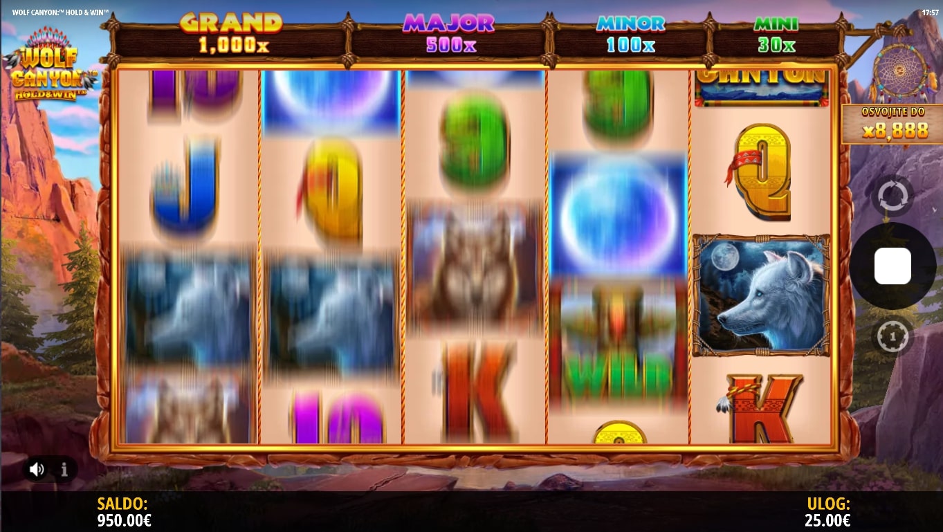 Wolf Canyon: Hold & Win